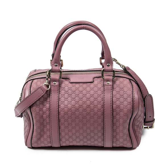 Gucci | Bags | Gucci Mini Boston In Pink Guccissima Leather | Poshmark